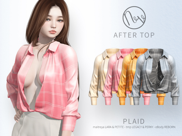 Second Life Marketplace - neve top - after plaid Second Life Marketplace - neve top - after plaid